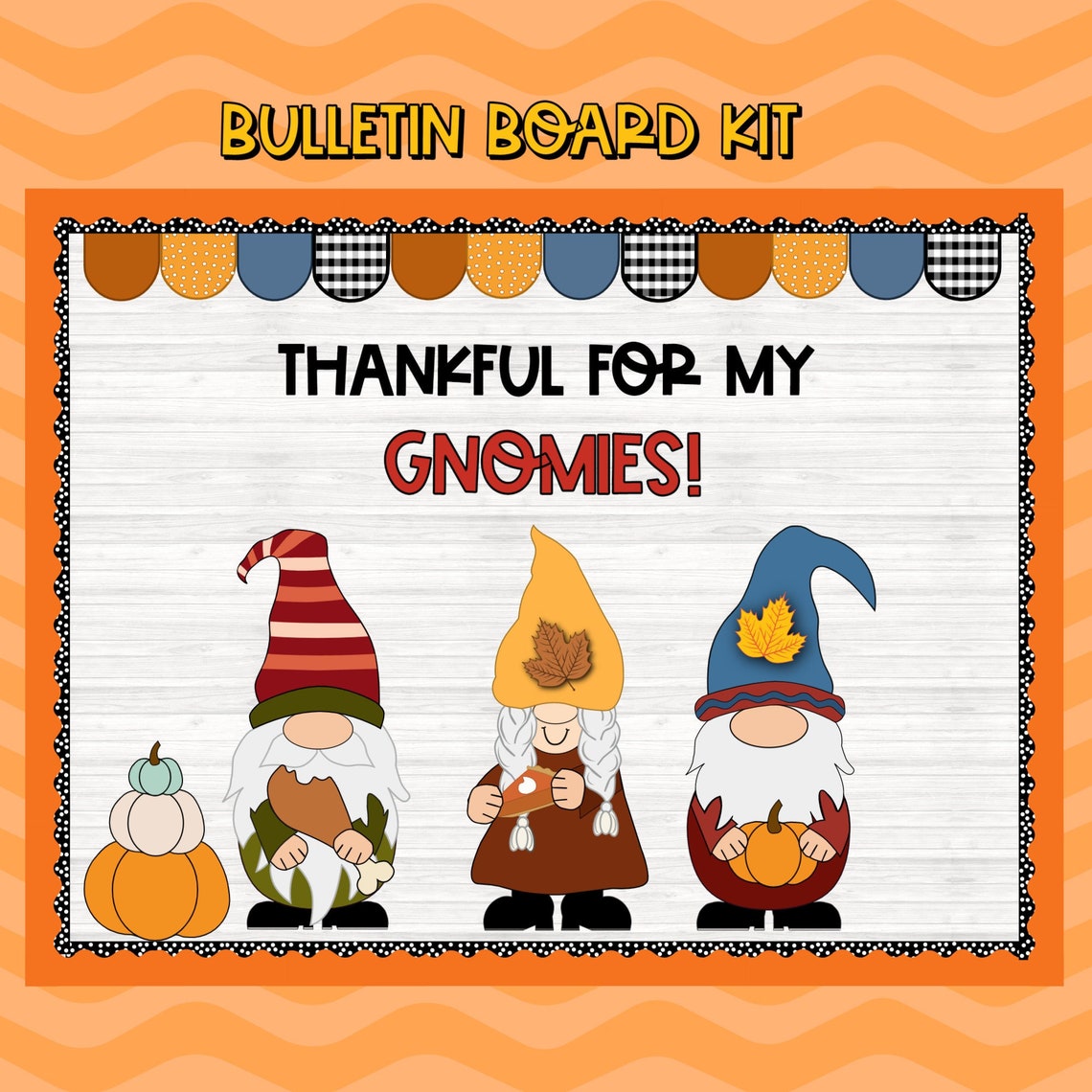 Thanksgiving Gnomies, Fall, Gnomes, Thankful for My Gnomies, Bulletin ...