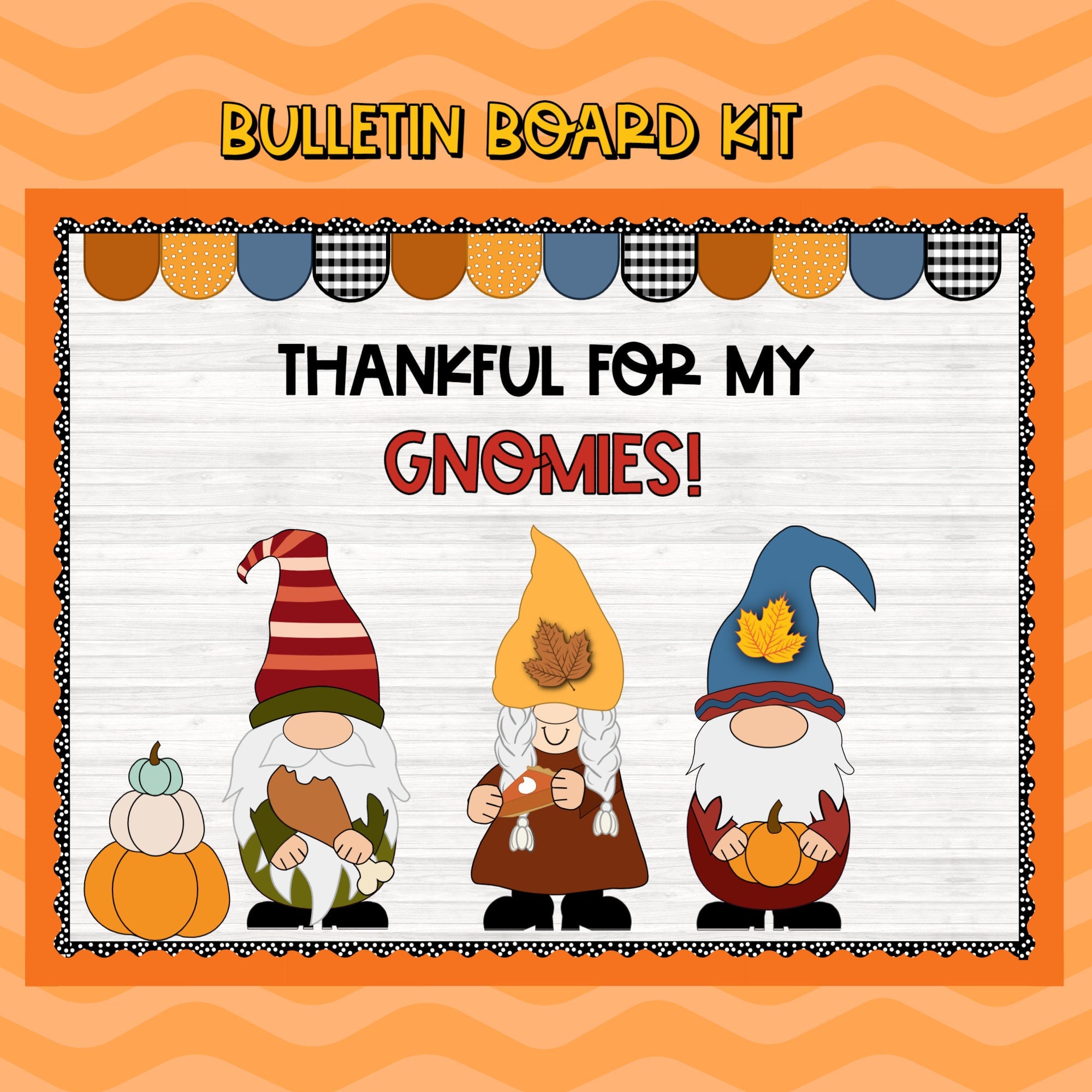 Thanksgiving Gnomies, Fall, Gnomes, Thankful for My Gnomies, Bulletin ...