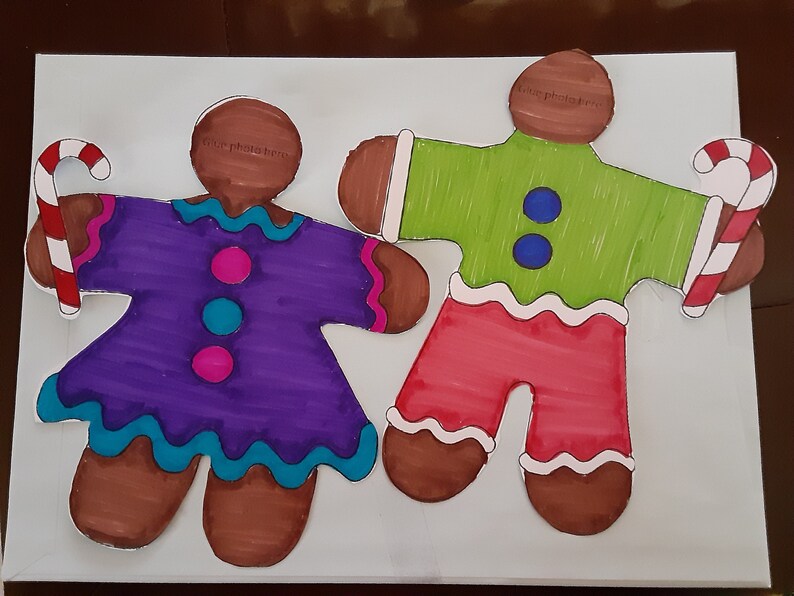 Gingerbread Christmas Craft Activity BEST Parent Gift Option 2 - Etsy