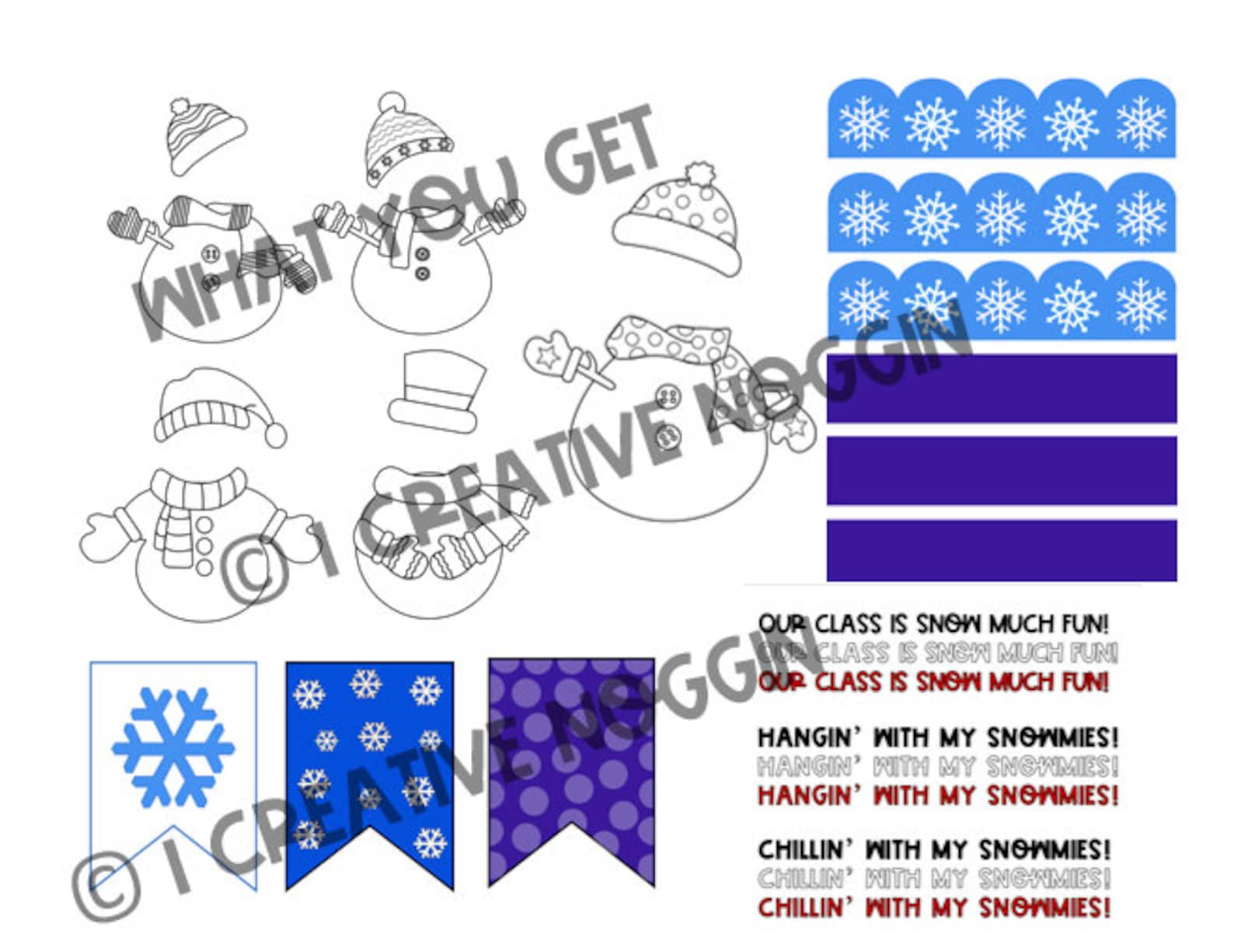 Snowman Bulletin Board Craft Activity - Cutest Bulletin Board Ever ...