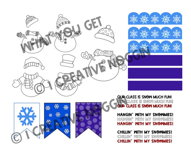 Snowman Bulletin Board Craft Activity - Cutest Bulletin Board Ever ...