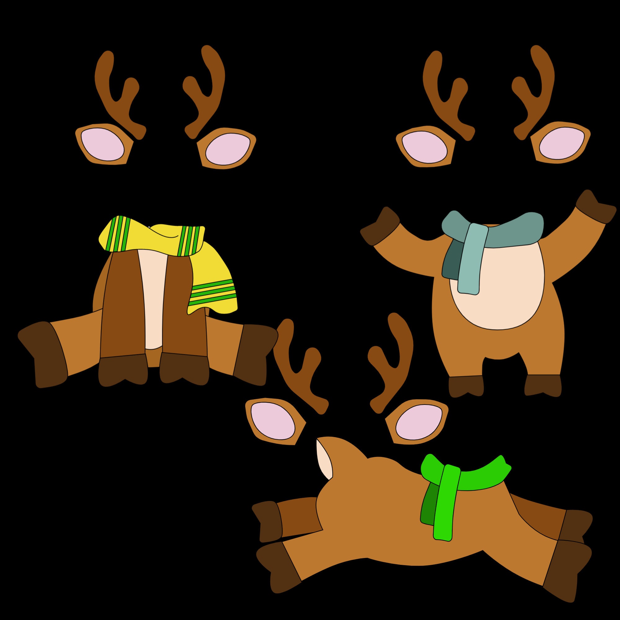 Reindeer Christmas Craft Activity - BEST Parent Gift - Option 3! - Etsy
