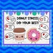 Donut Stress Do Your Best Printable Classroom Bulletin Board Kit / Door ...
