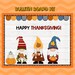 Thanksgiving Gnomies, Fall, Gnomes, Thankful for My Gnomies, Bulletin ...