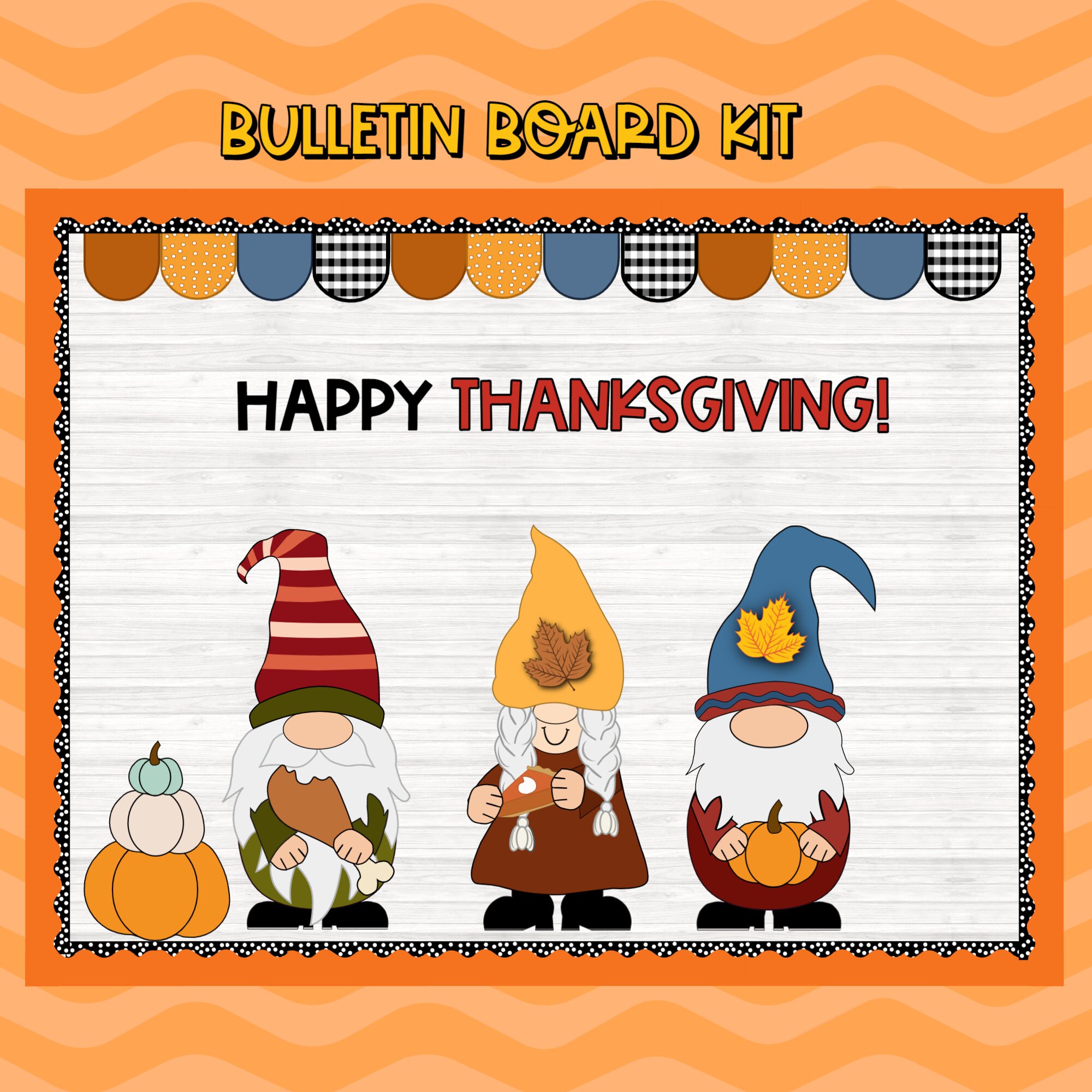 Thanksgiving Gnomies, Fall, Gnomes, Thankful for My Gnomies, Bulletin ...