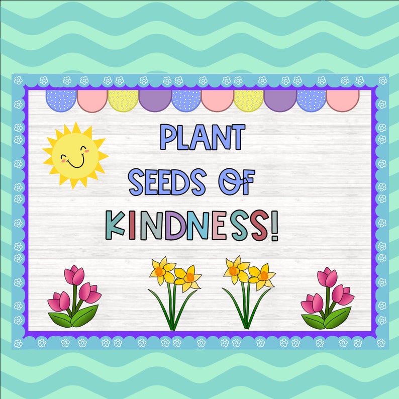 SPRING Bulletin Board | Spring Classroom |april Bulletin Board | Plant ...