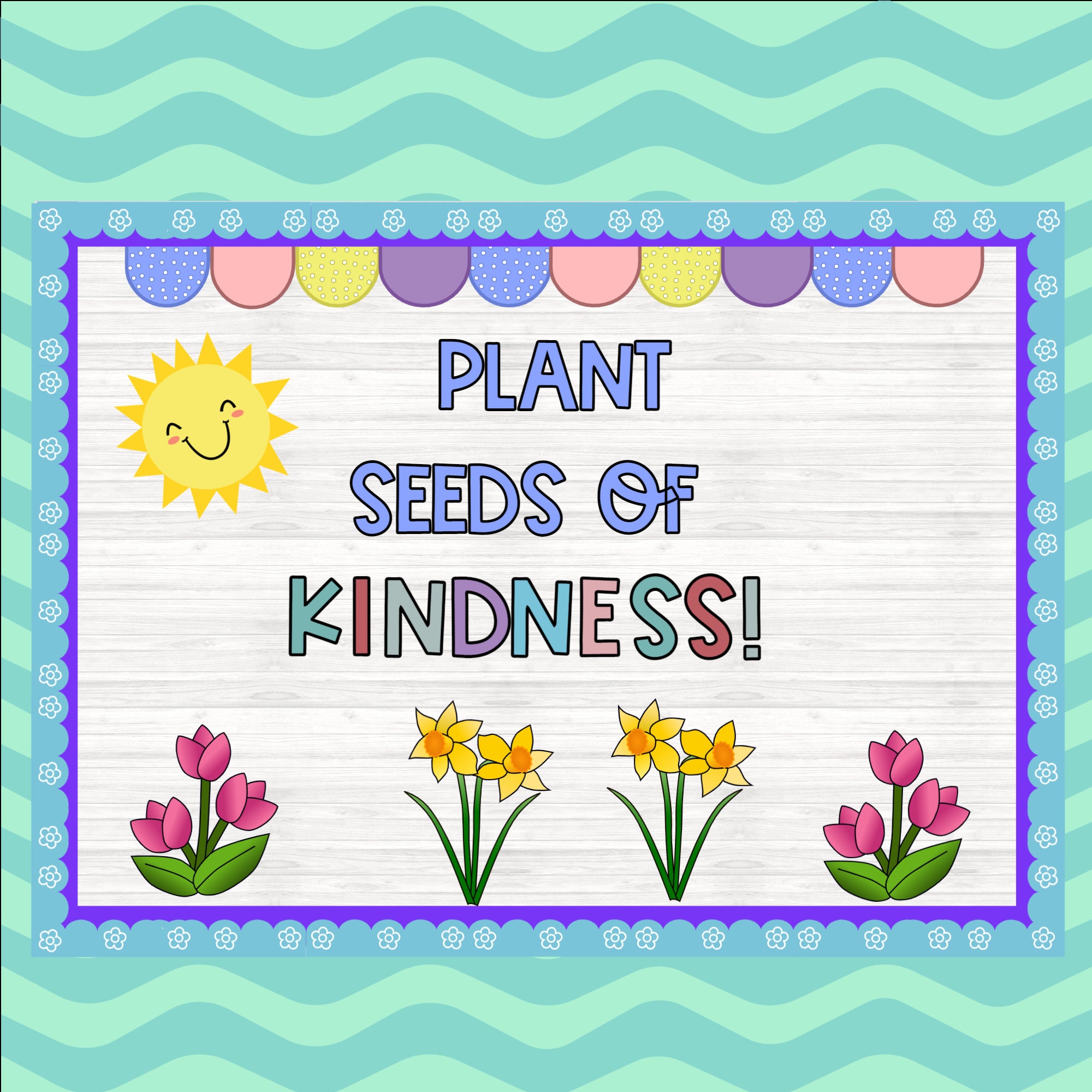 SPRING Bulletin Board | Spring Classroom |april Bulletin Board | Plant ...