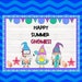 Floating Into Summer - Summer Beach Gnomies - Gnome Bulletin Board Kit ...