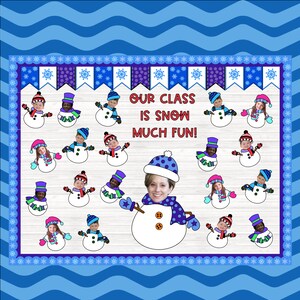 Snowman Bulletin Board Craft Activity - Cutest Bulletin Board Ever ...