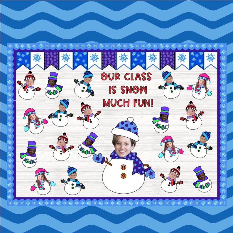 Snowman Bulletin Board Craft Activity - Cutest Bulletin Board Ever ...