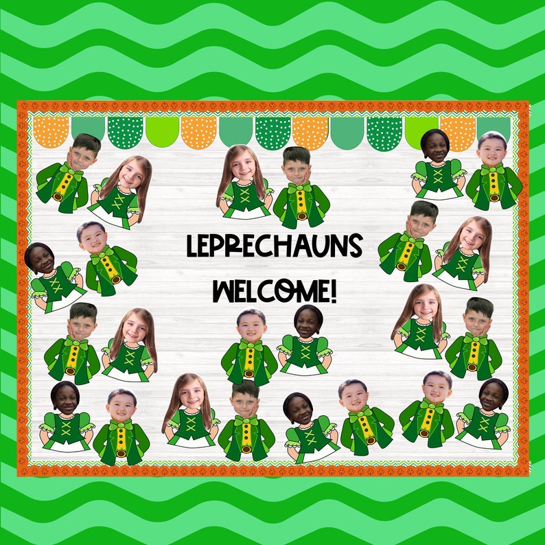 Leprechauns Welcome -march Bulletin Board- St. Patrick’s Day Bulletin ...