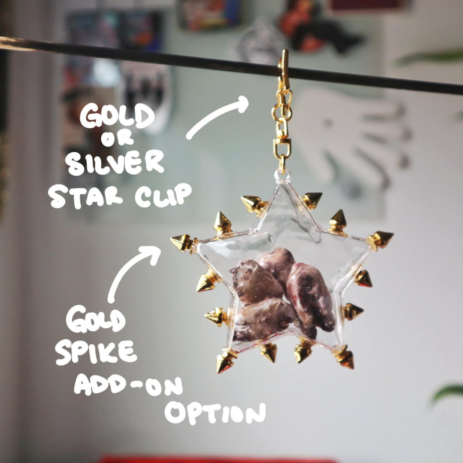 Teeth Shaker Keychain Hand Made Teeth Pendants Grunge Keychain for ...