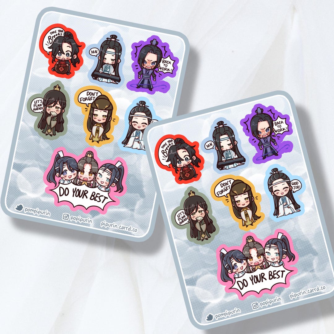 MDZS Productivity Sticker Sheet - Etsy