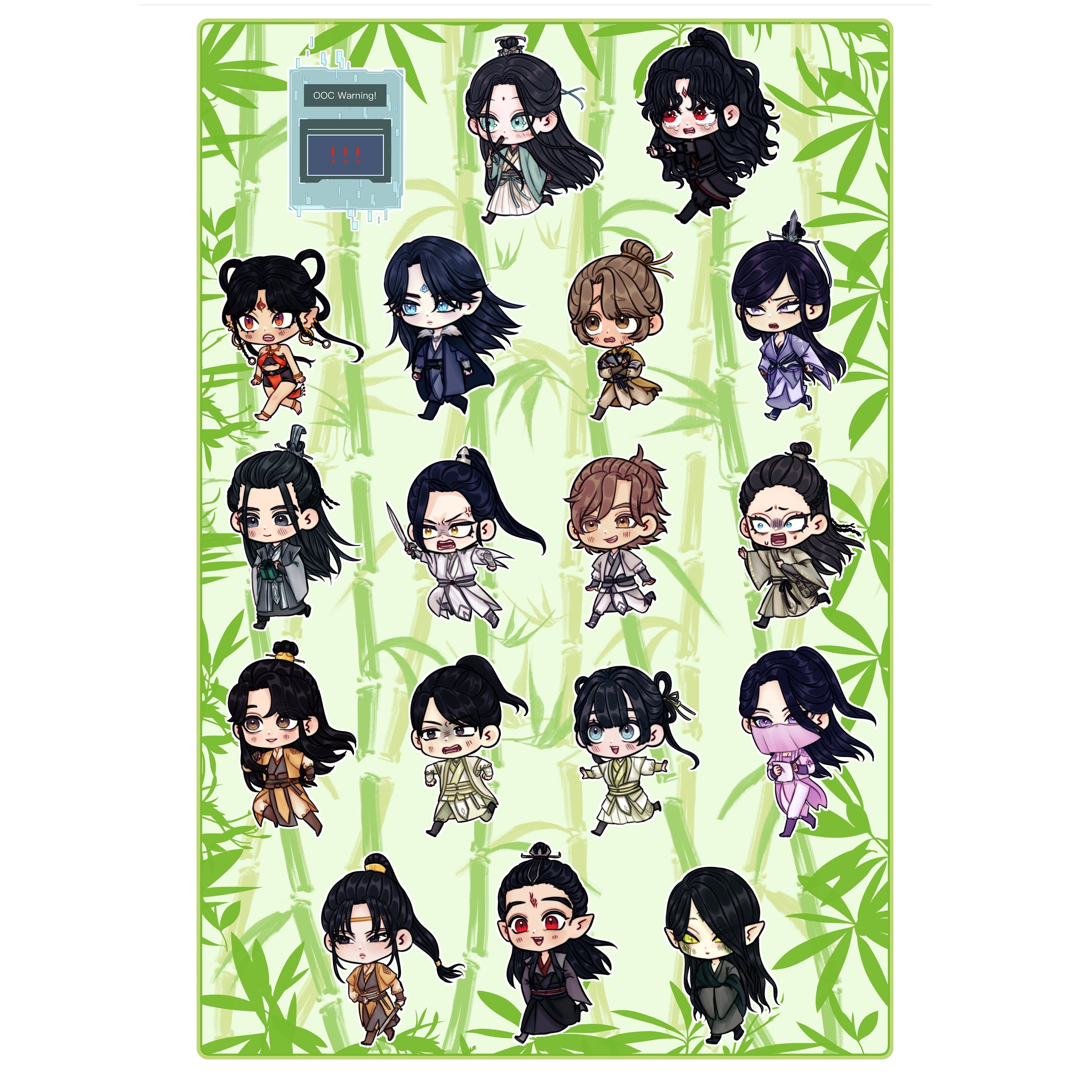 SCUM VILLAIN SVSSS Full Cast Stickersheet - Etsy