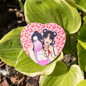 SVSSS Couple Heart Stickers - Etsy