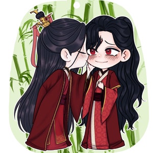Bingqiu and Moshang Double Sided SVSSS Acrylic Charms - Etsy
