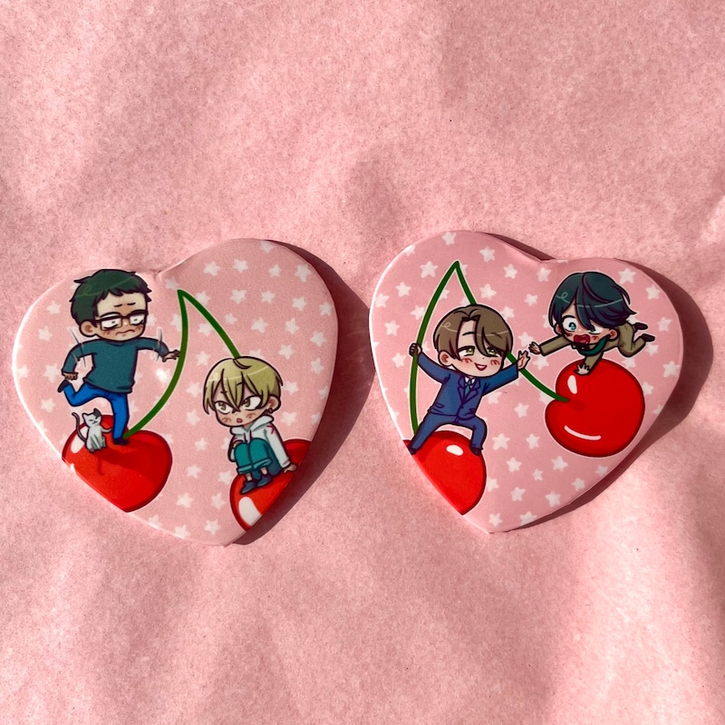 Cherry Buttons - Etsy