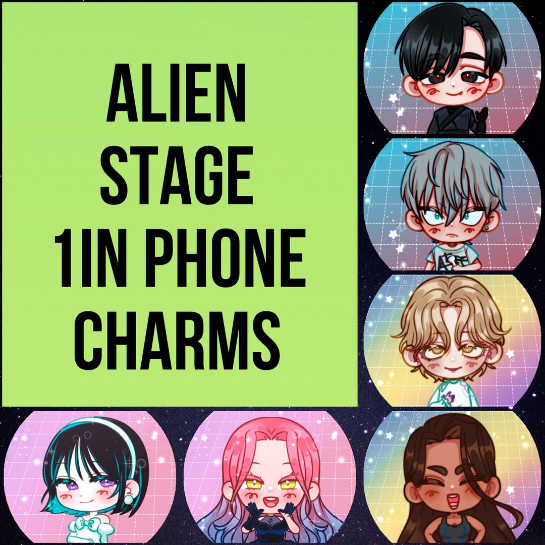 Alien Stage Phone Charms - Etsy