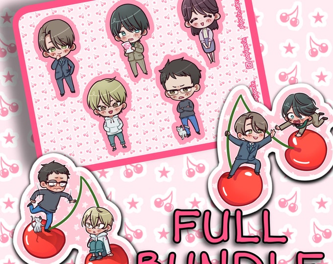 Cherry Magic BL Yuuichi Kurosawa & Kiyoshi Adachi Acrylic Stand Standee ...