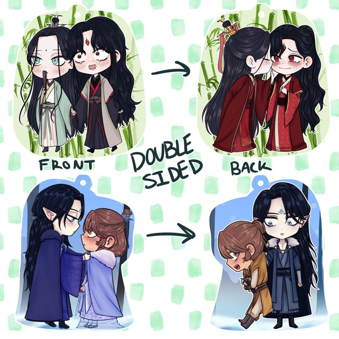Bingqiu and Moshang Double Sided SVSSS Acrylic Charms - Etsy