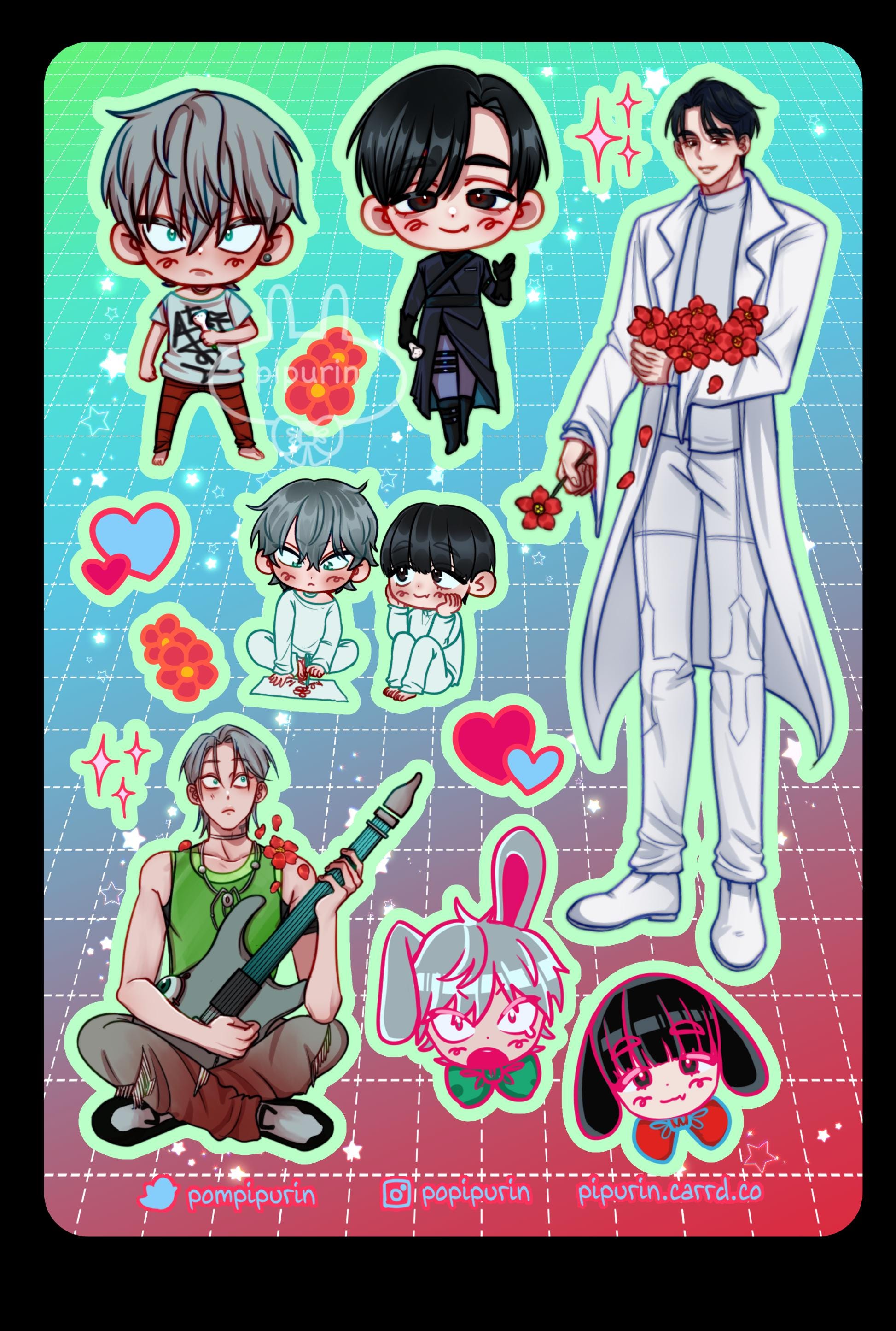 Alien Stage Sticker Sheet - Etsy