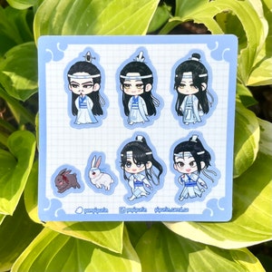 MDZS Cast Sticker Sheets - Etsy