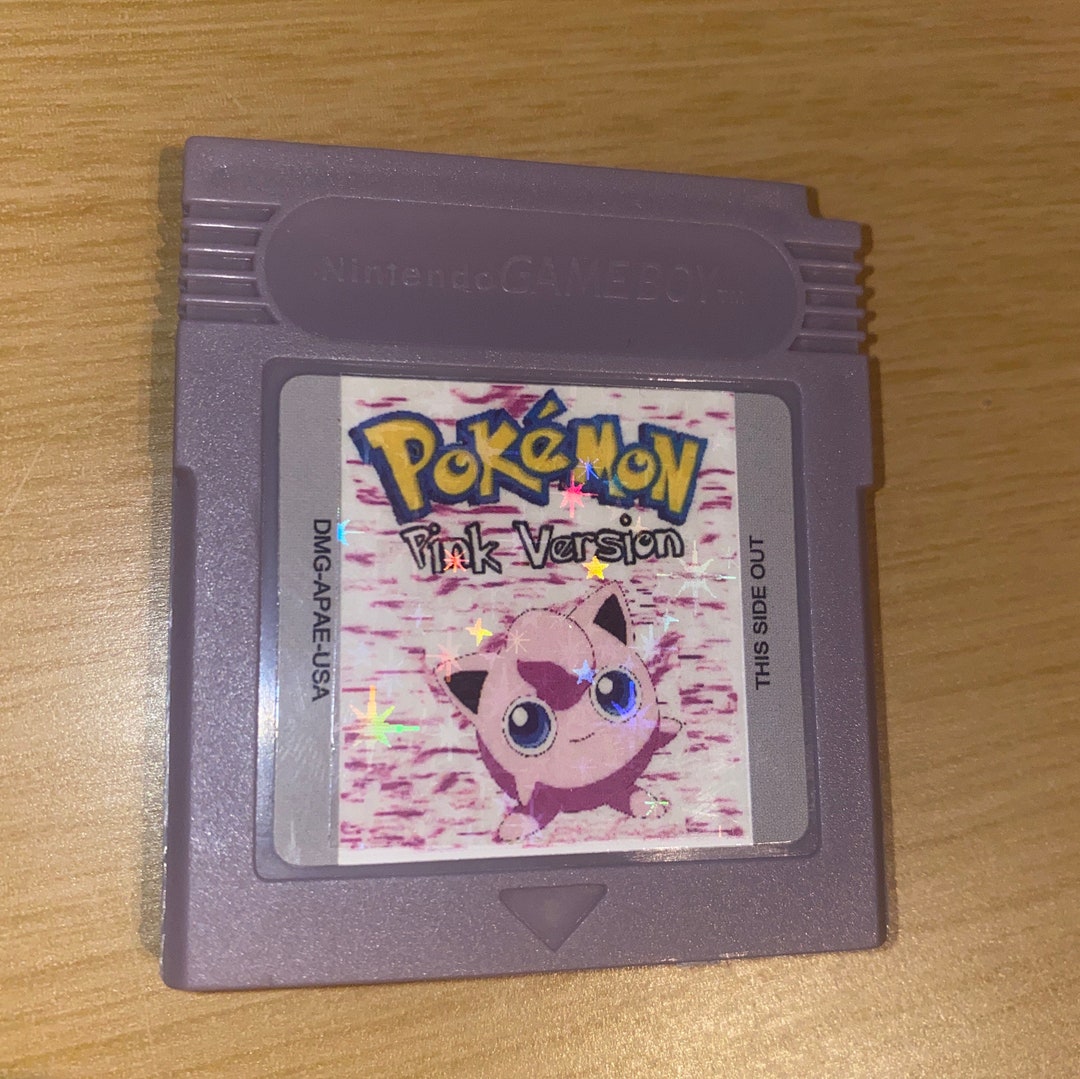 Pokemon Pink Version Gameboy Game Cartridge GBC GBA SP Uk - Etsy UK