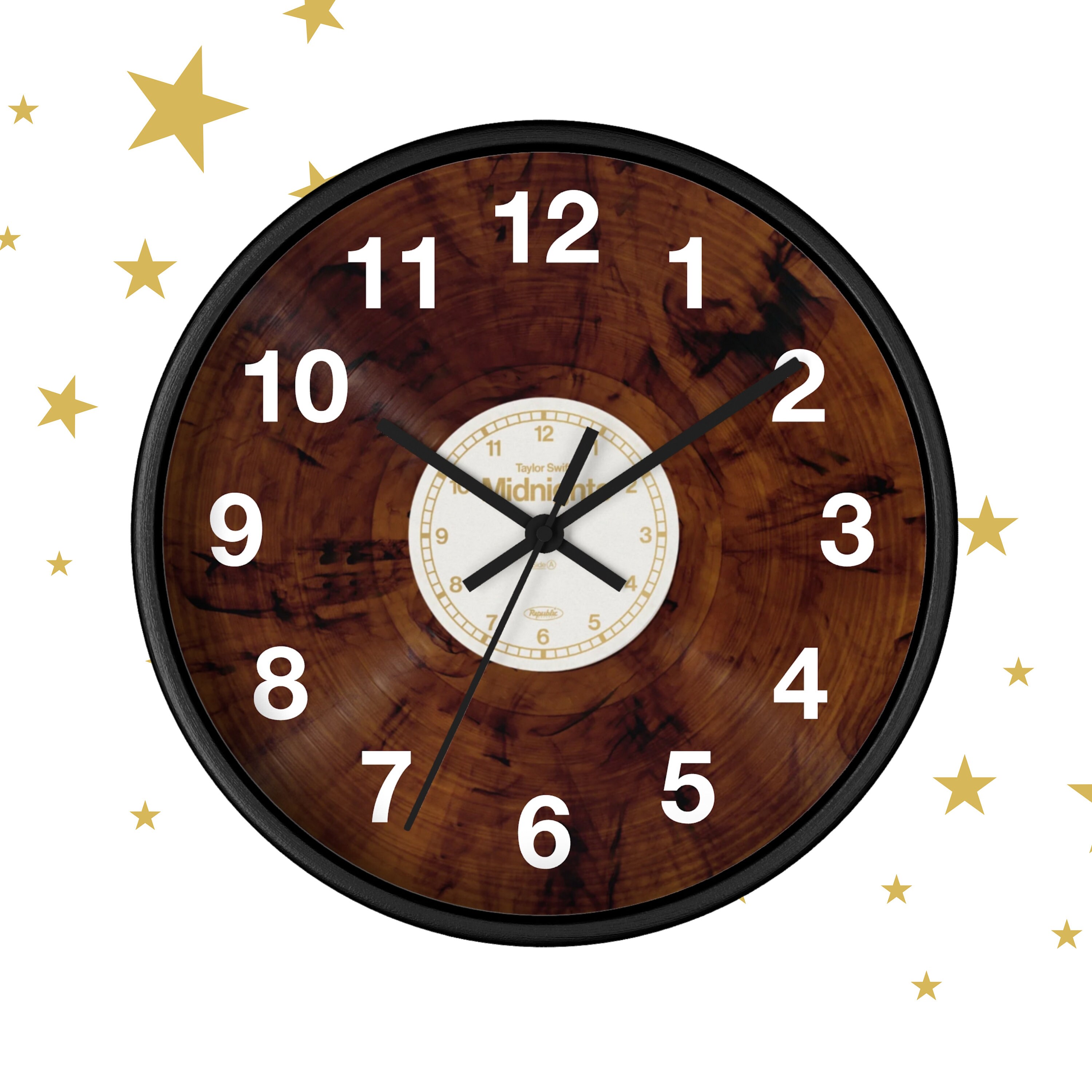 The Eras Tour Taylor Wall Clock, Taylor Fan Decor sold by Purple Fiscal ...