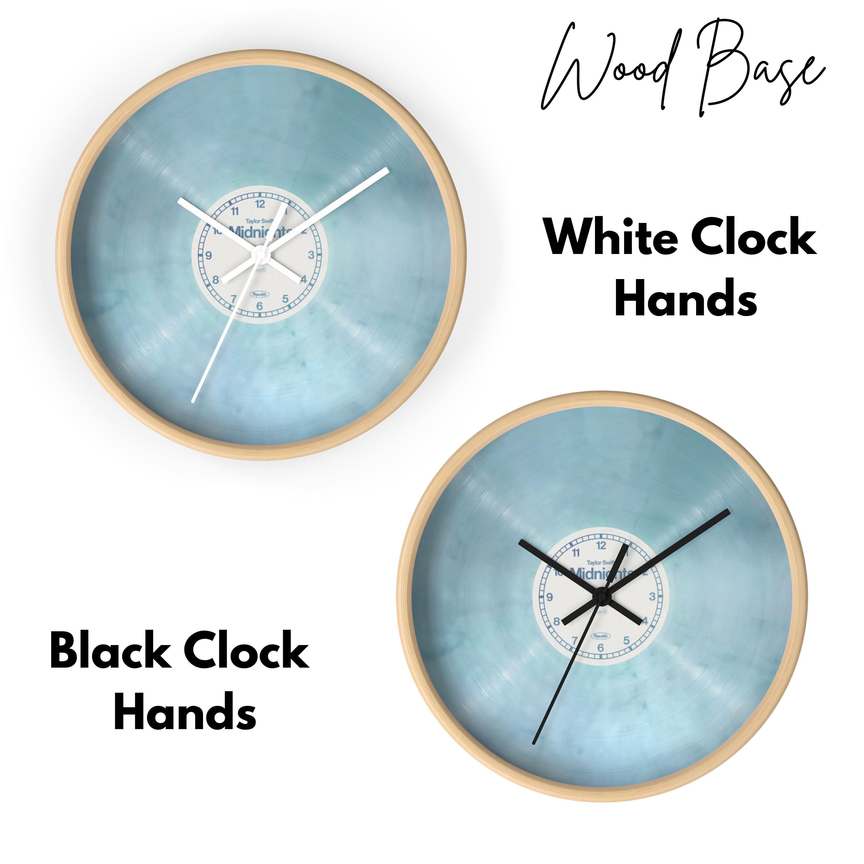 The Eras Tour Taylor Wall Clock, Taylor Fan Decor sold by Ella Zhang ...