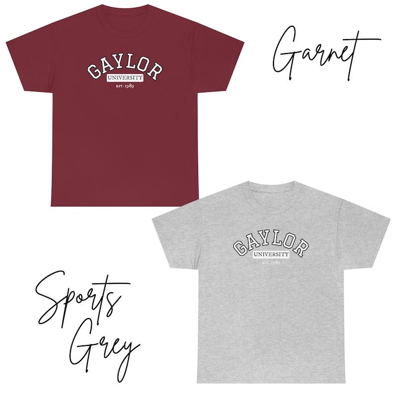 Camiseta Gaylor inspirada en la universidad / T Swift / Estimado lector ...