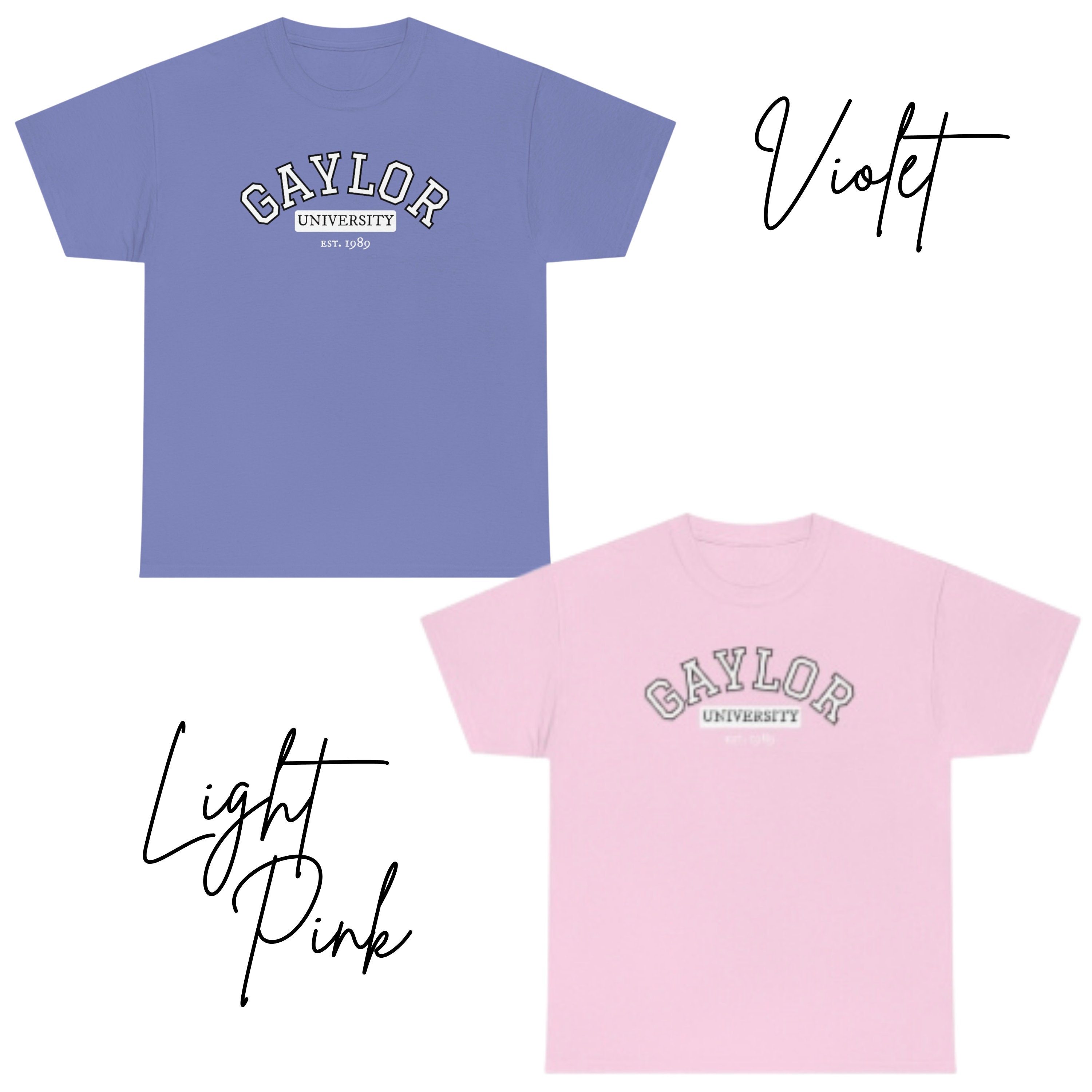 Camiseta Gaylor inspirada en la universidad / T Swift / Estimado lector ...