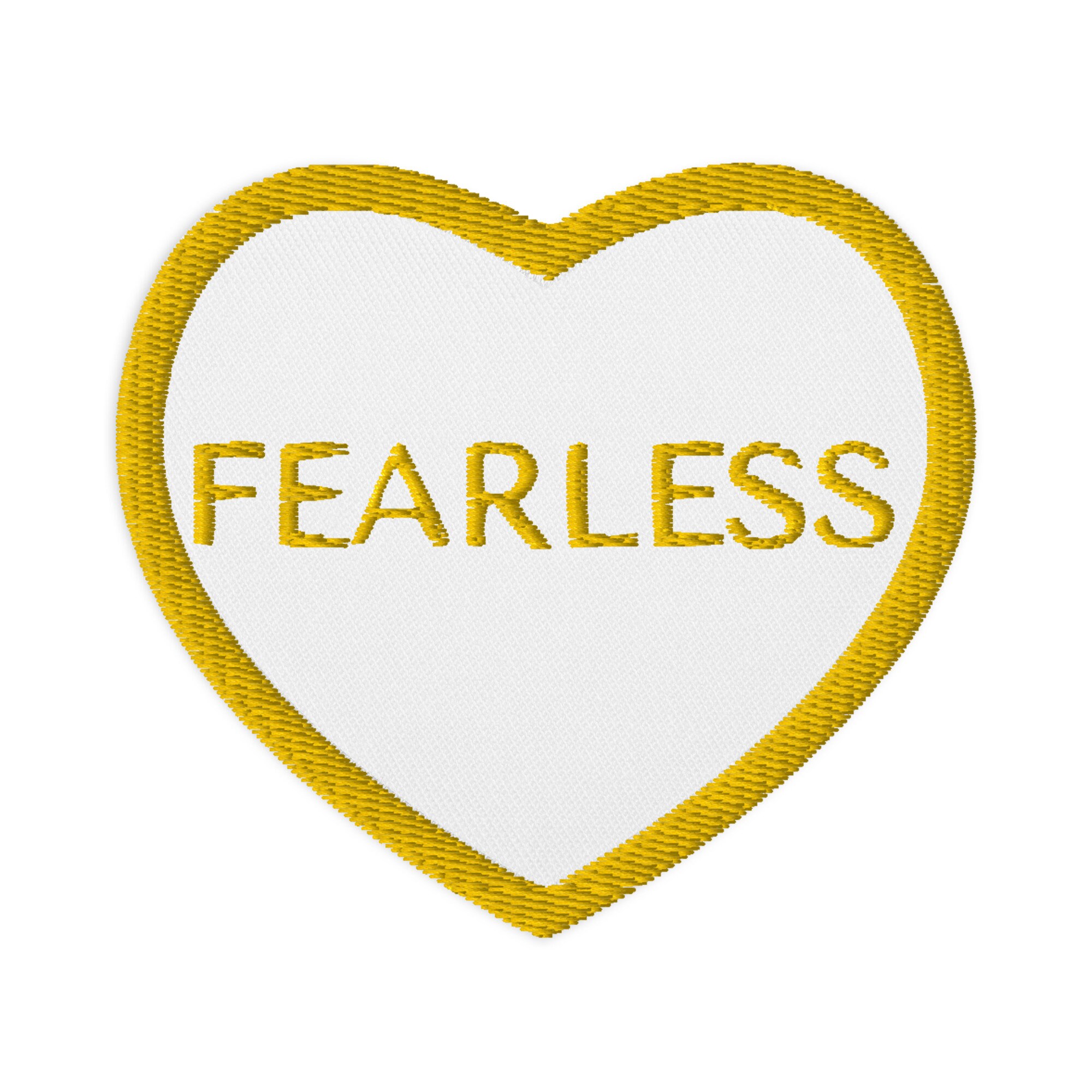 Taylor Eras Inspired Embroidered Heart Patch Fearless Album Iron-on Sew ...