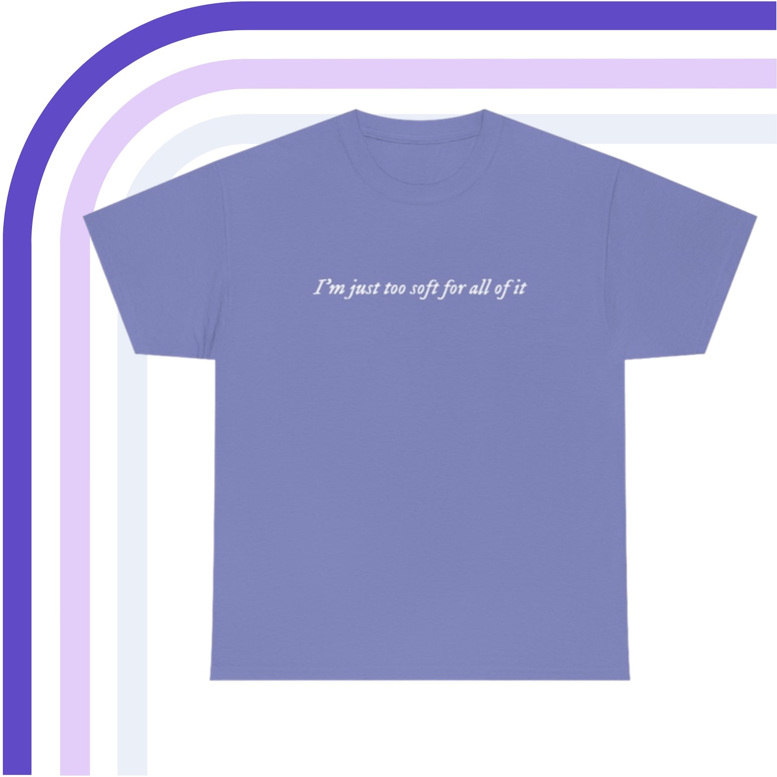 Sweet Nothing Lyric Tee | I’m Just Too Soft | Taylor Shirt | Gildan ...