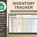 Inventory Tracker Spreadsheet Google Sheets Template, Inventory ...