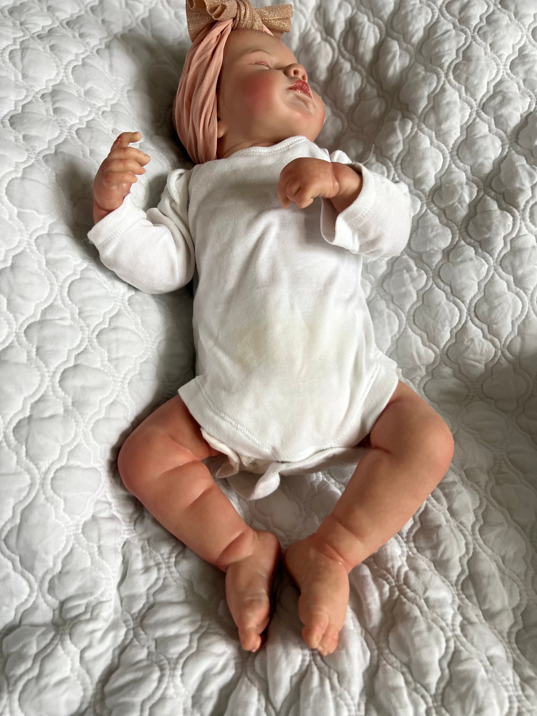 Reborn Baby Girl 18 4lbs Fully Weighted Newborn Doll - Etsy UK