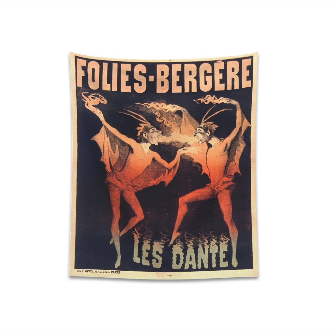 Dante's Inferno Poster Vintage Victorian Creepy Cloth - Etsy