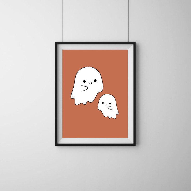 Halloween Poster, Halloween Printable, Ghost Poster, Kids Halloween - Etsy
