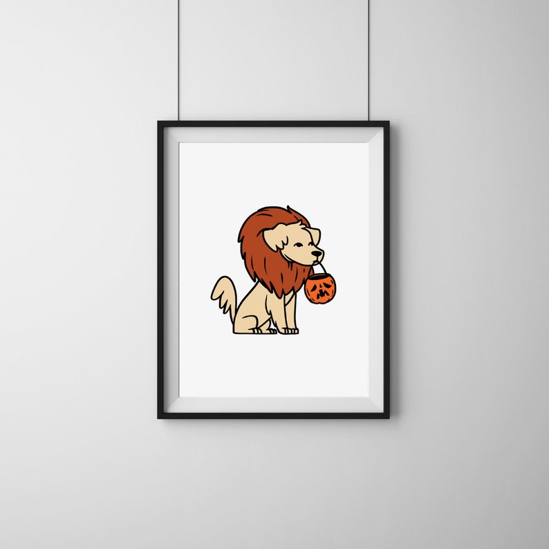 Halloween Dogs Poster Set Printable Halloween Poster Dogs in - Etsy