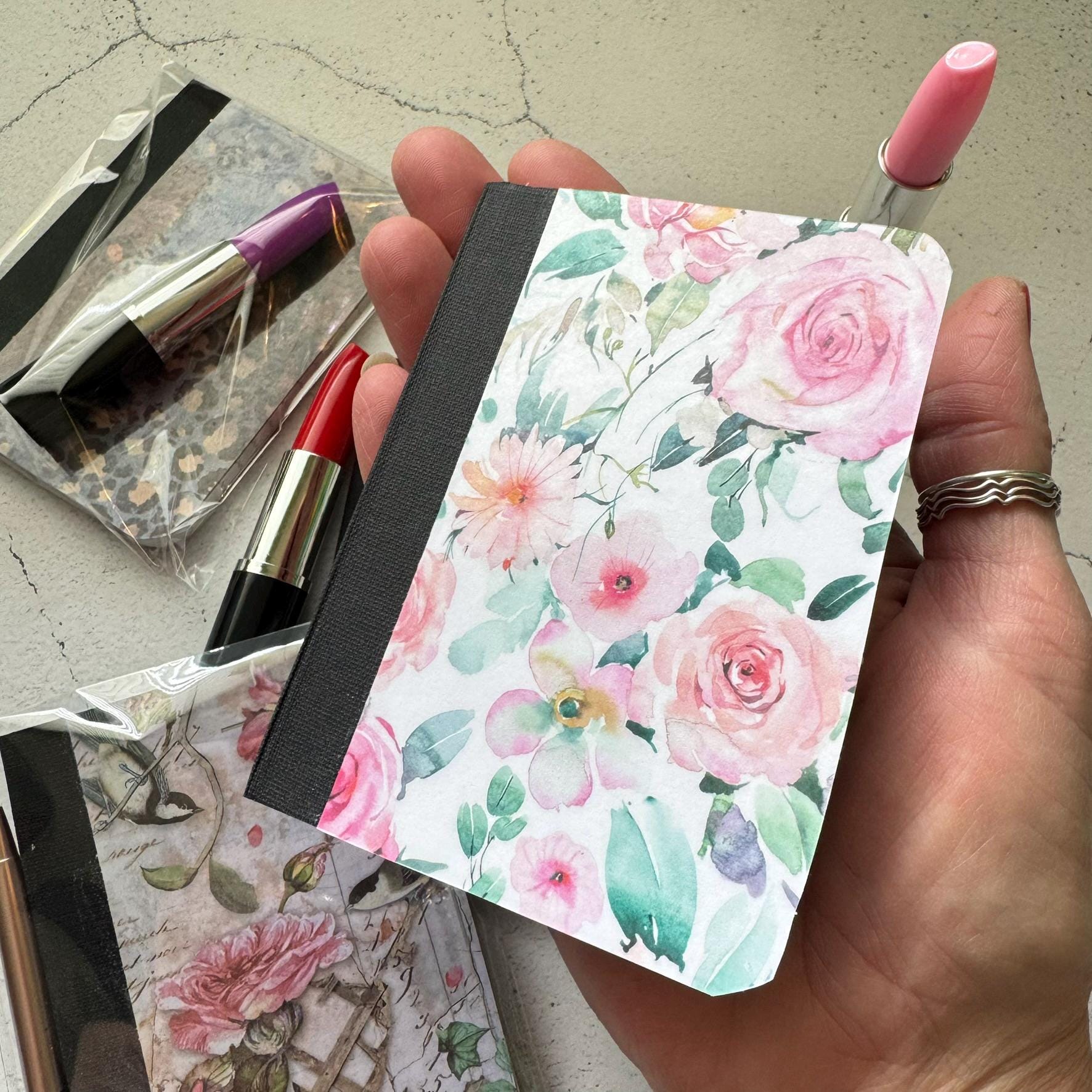 Mini Pocket Notebooks~packed With Small Pen, or Lipstick Pen~paper ...