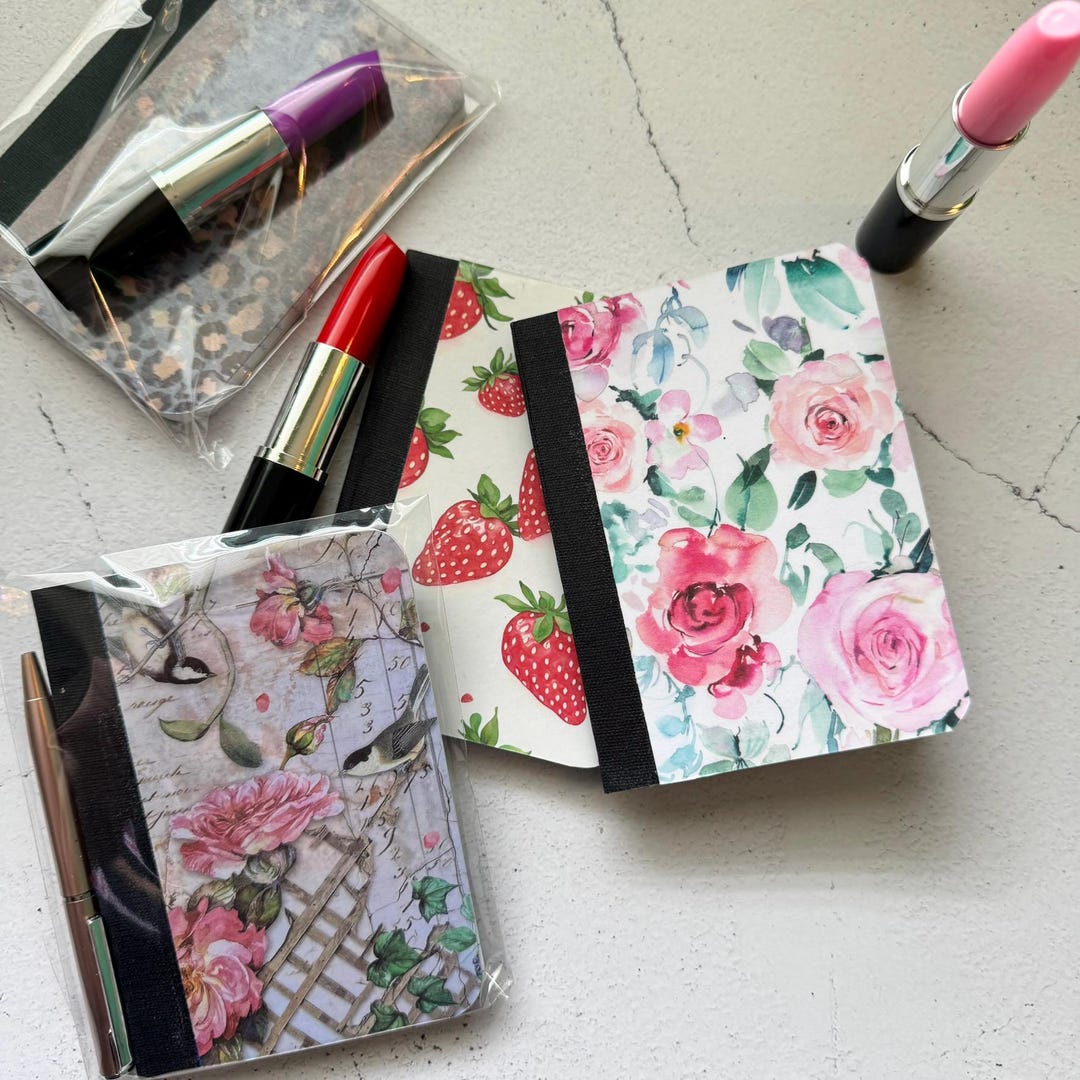 Mini Pocket Notebooks~packed With Small Pen, or Lipstick Pen~paper ...
