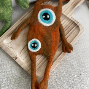 100% Handmade Felted Wool, Cute Monster Purses, Home Decor, Home Gifts ...