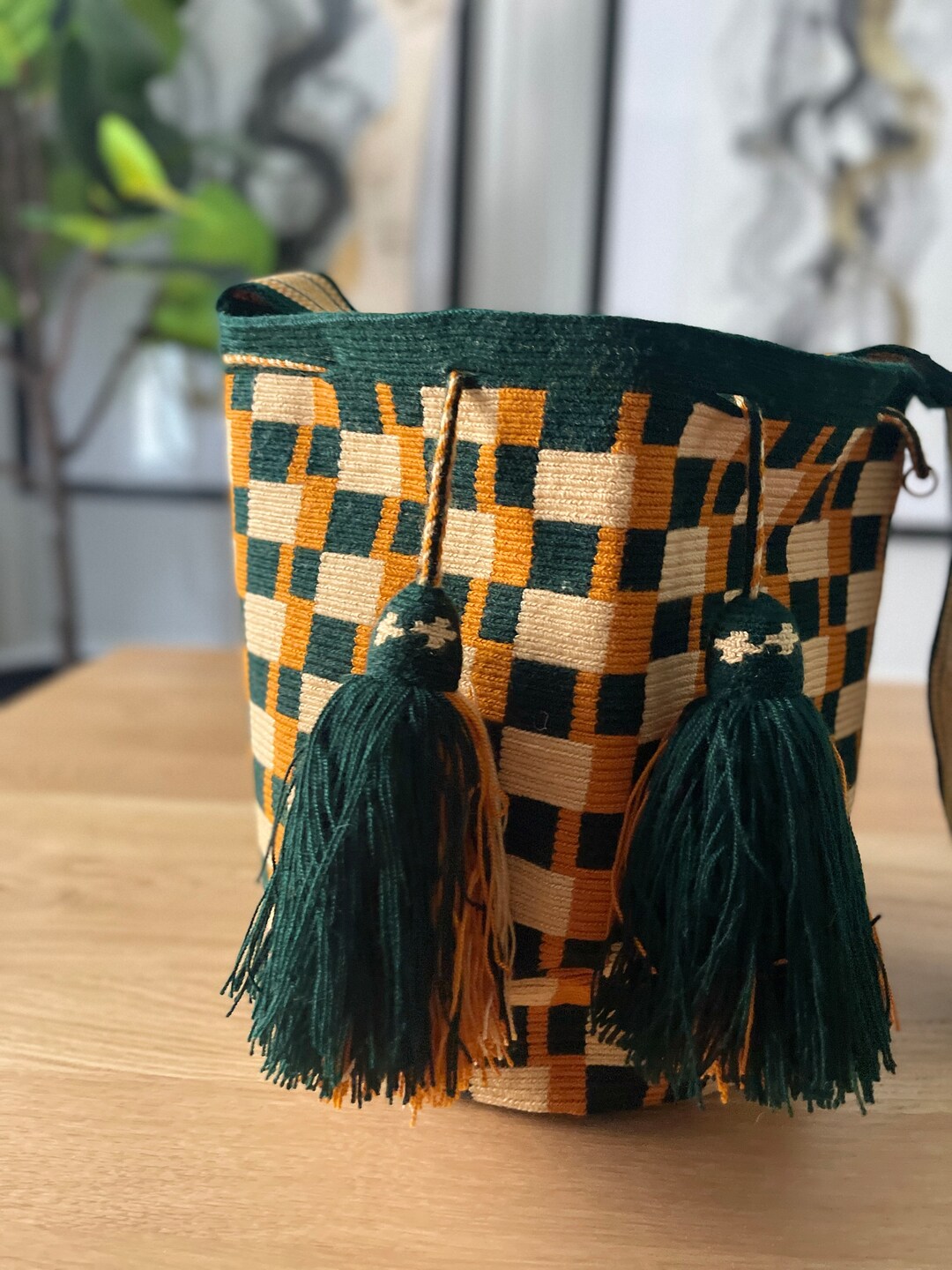 Stunning Tri-color 100% Handmade Wayuu Mochila Bag - Etsy