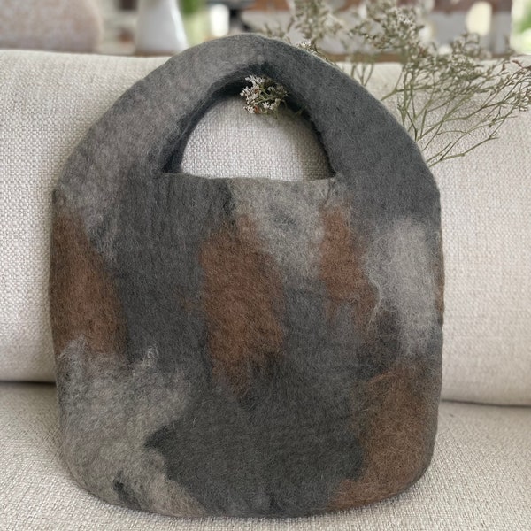 Felted Wool Purse - Etsy