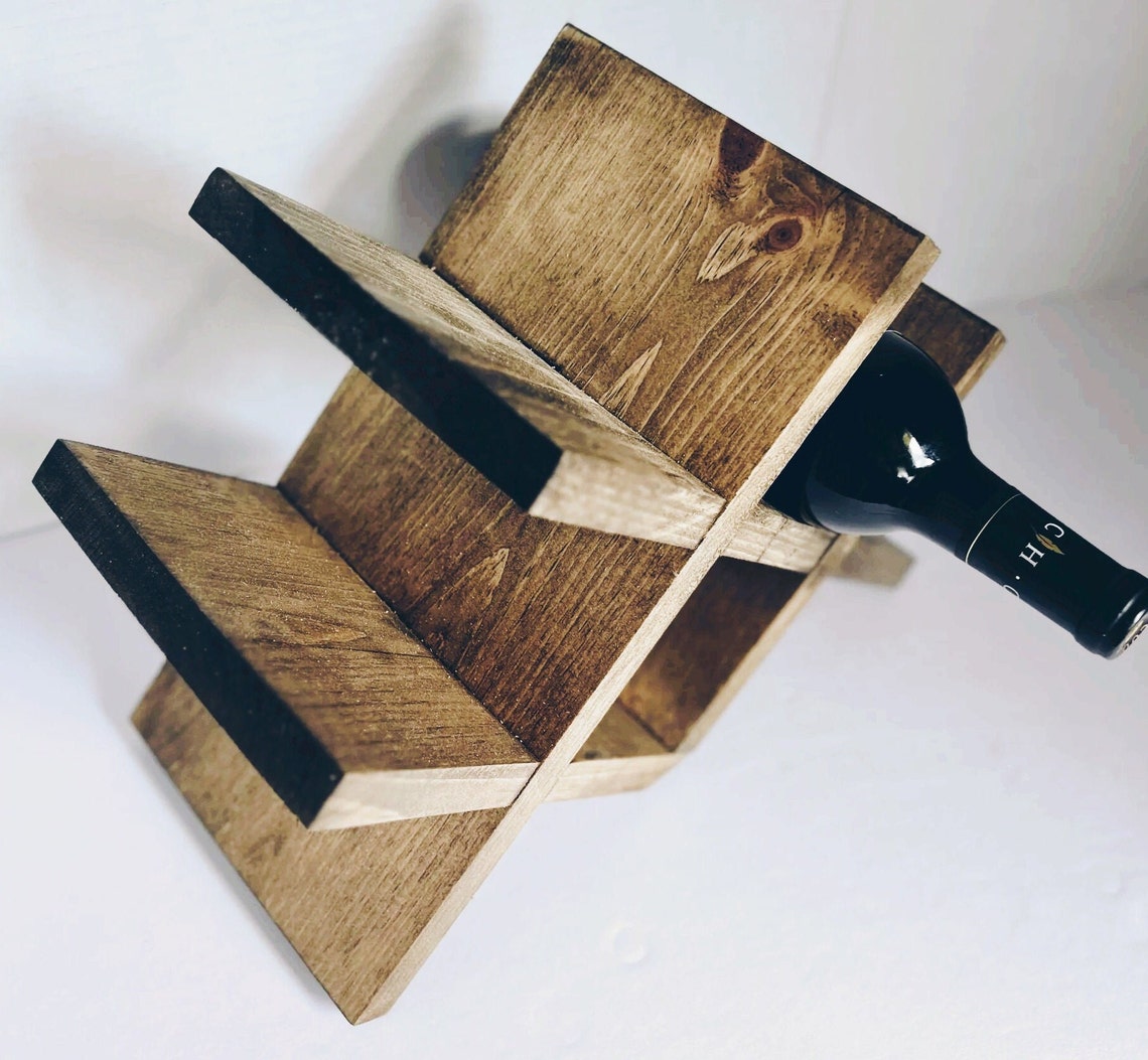 Small Countertop Wine Rack - Etsy