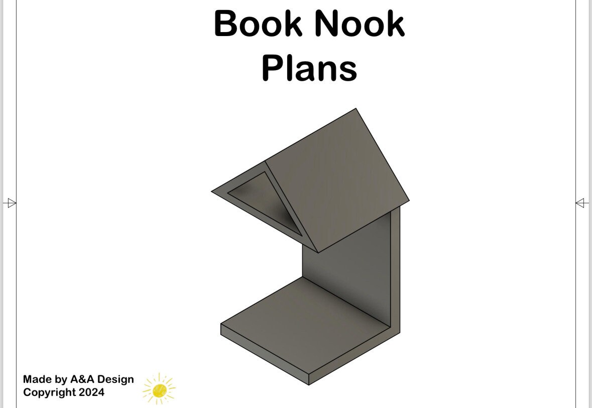 Downloadable Woodworking Plans. Book Storage With Shelf. Illustrated ...