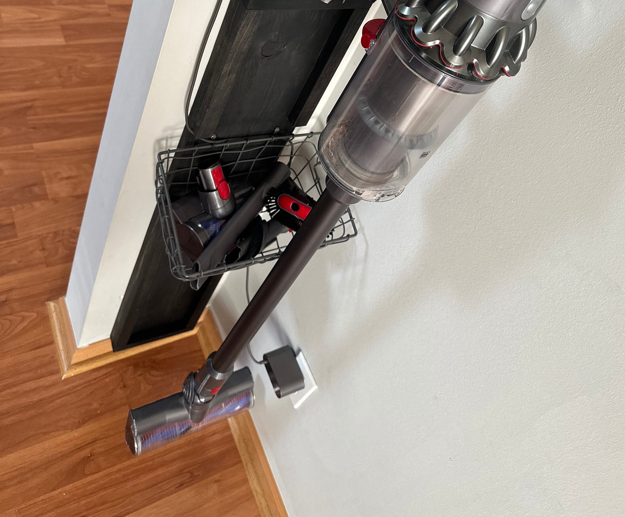 Vacuum Wall Mount With Tool Organizer Basket - Etsy