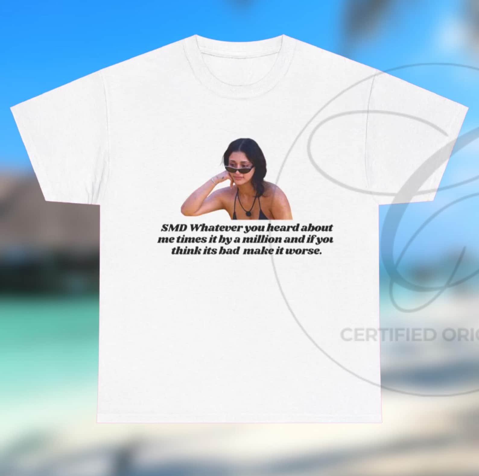 Leah Love Island Inspired Graphic T-shirt, Fan Apparel,unisex Heavy ...