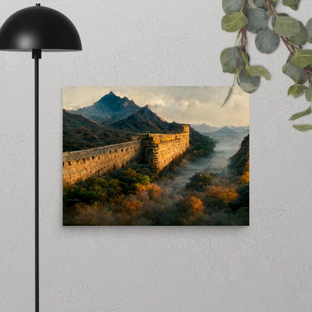 Great Wall of China Print | China Travel Poster | Chinese Wall Art ...