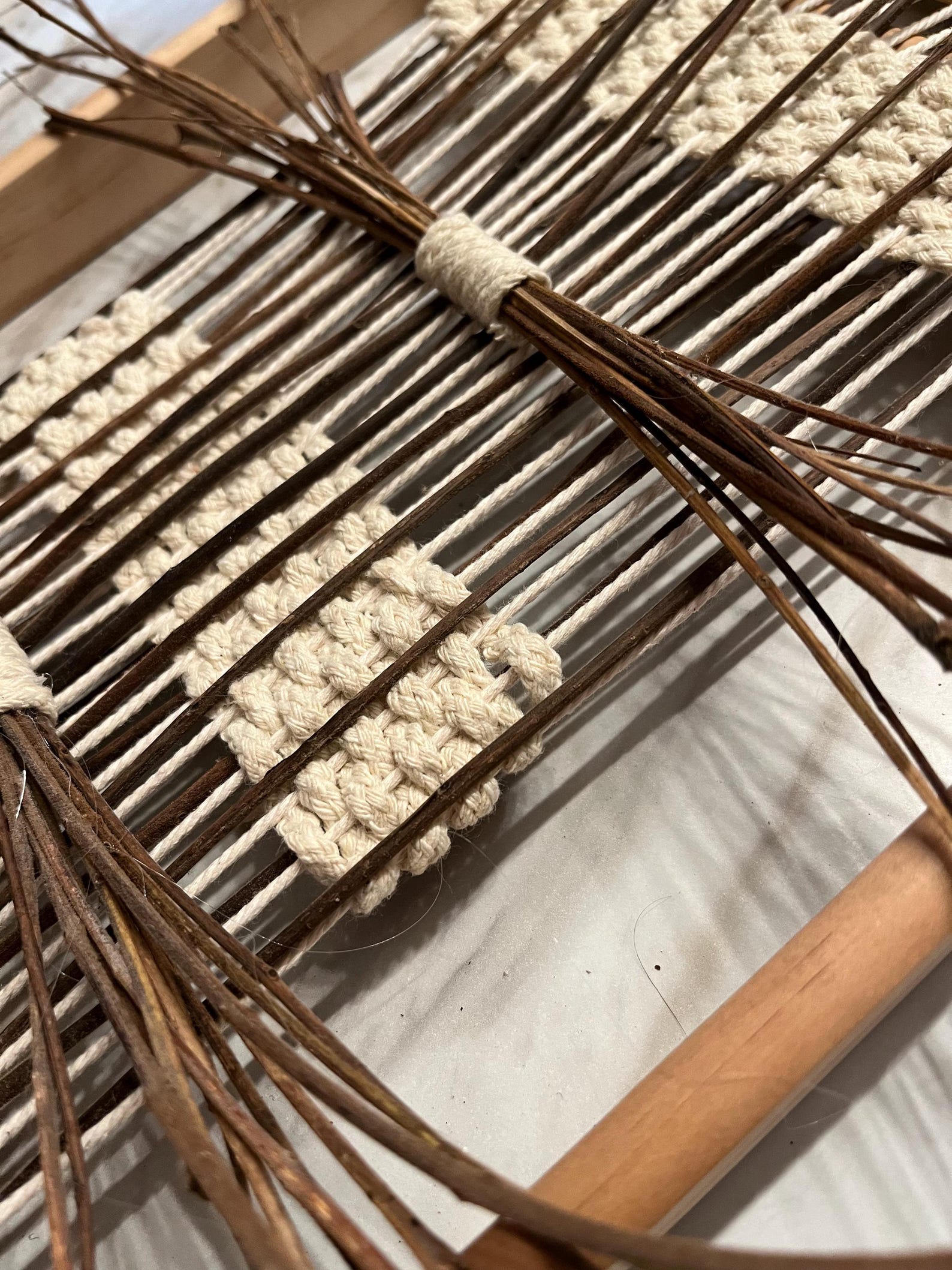 One of a Kind Weaving Using Jute and Objects From Nature - Etsy