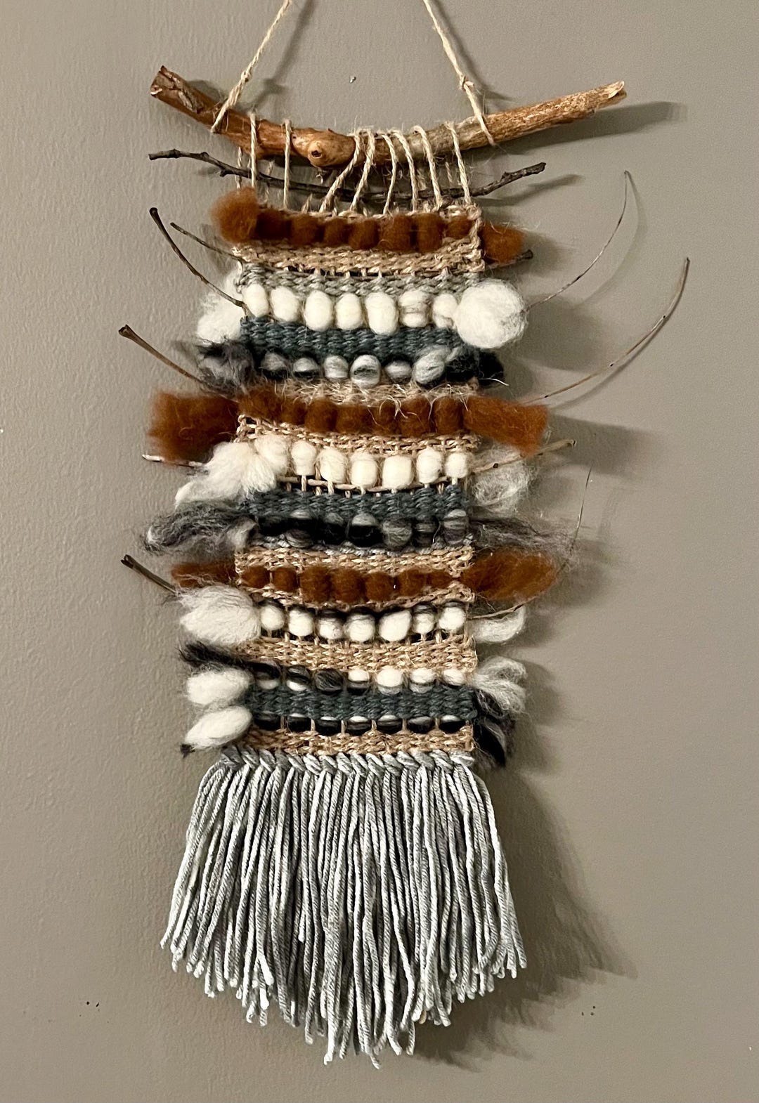 Hand-made Weaving With Found Objects From Nature. - Etsy